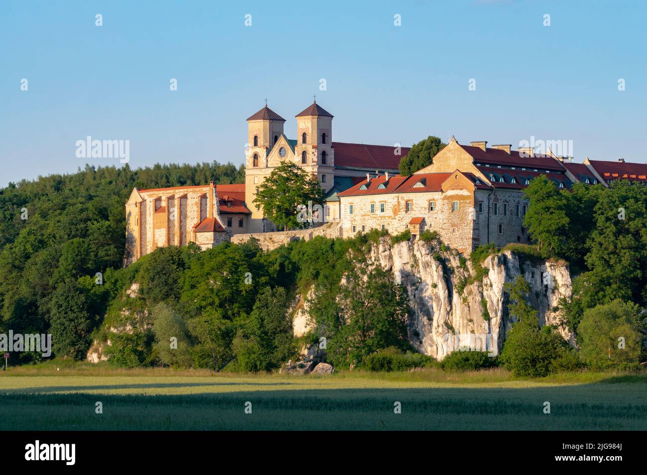 Benedictine Abbey in Tyniec. Krakow, Poland, Europe Stock Photo - Alamy