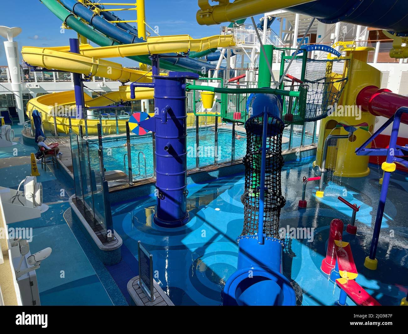 Orlando, FL USA-January 8, 2022: The Family Pool on the Norwegian ...