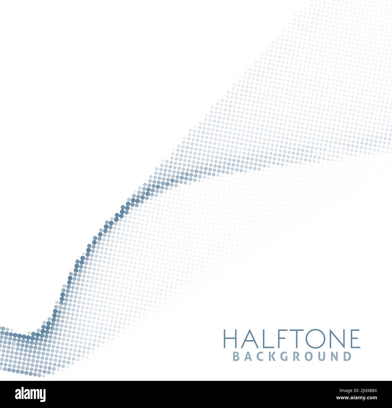 Abstract minimal dotted gray shape with halftone effect on white background. Simple vector ...