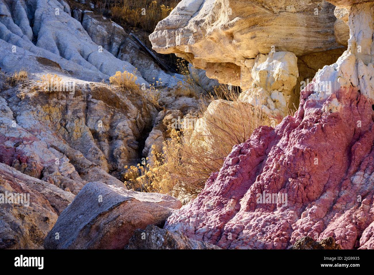 A beautiful shot of the Paint Mines Interpretive Park in Colorado Stock ...