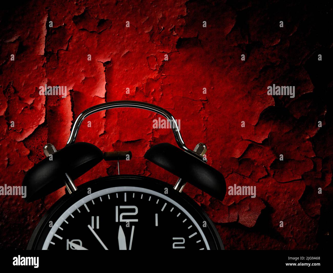 Vintage clock midnight hi-res stock photography and images - Alamy