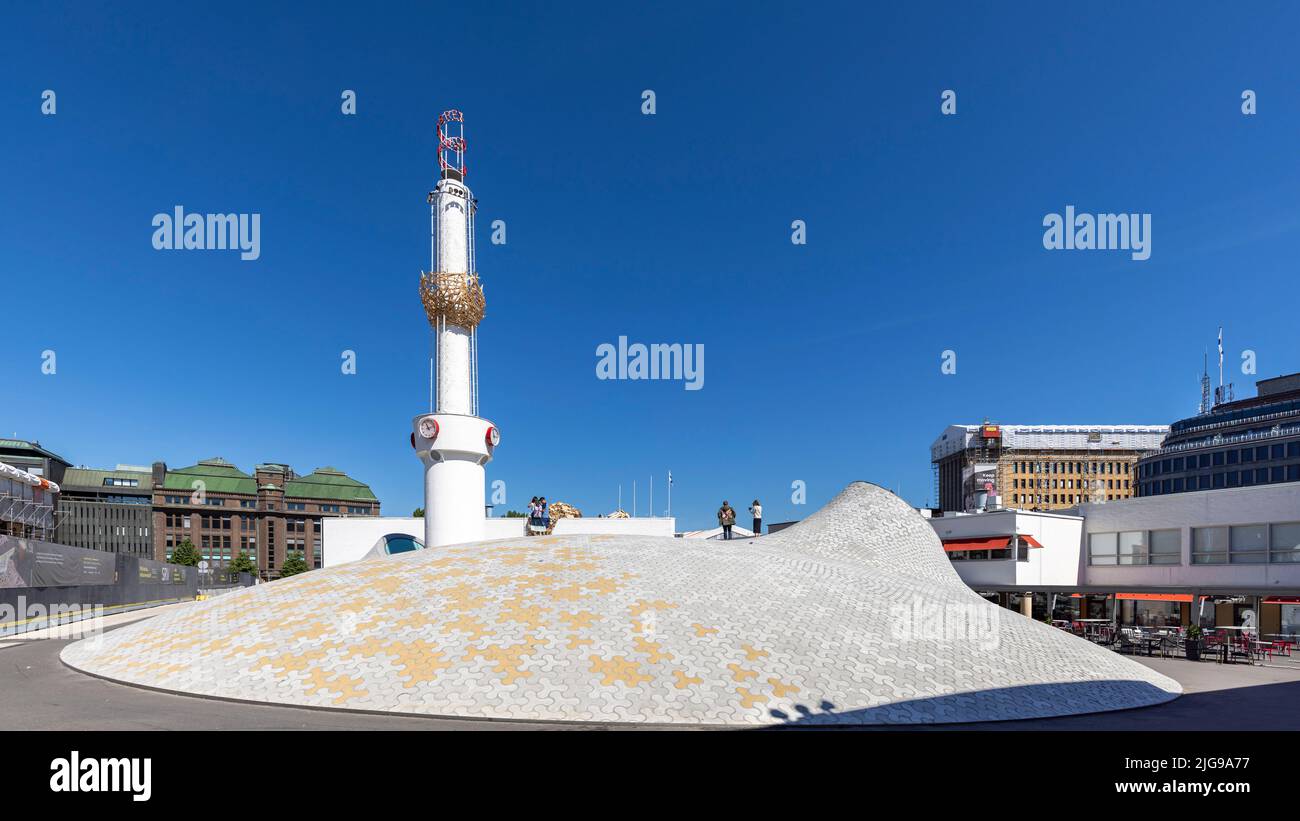 Curved roof of Amos Rex art museum in Helsinki Stock Photo - Alamy