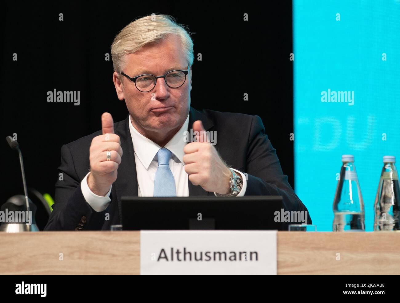 Lingen, Germany. 08th July, 2022. Bernd Althusmann, top candidate and ...