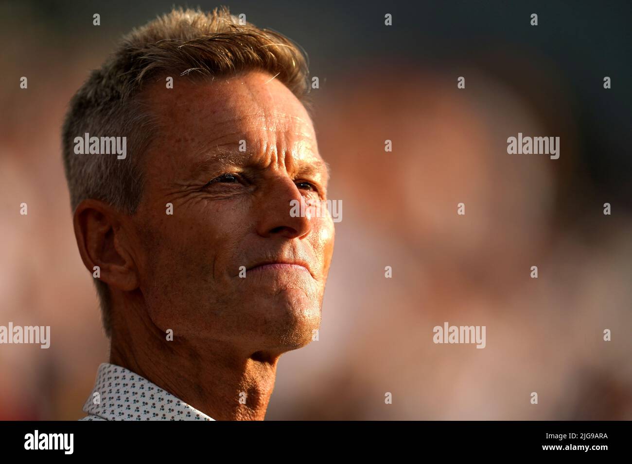Denmark head coach Lars Sondergaard during the UEFA Women's Euro 2022 ...