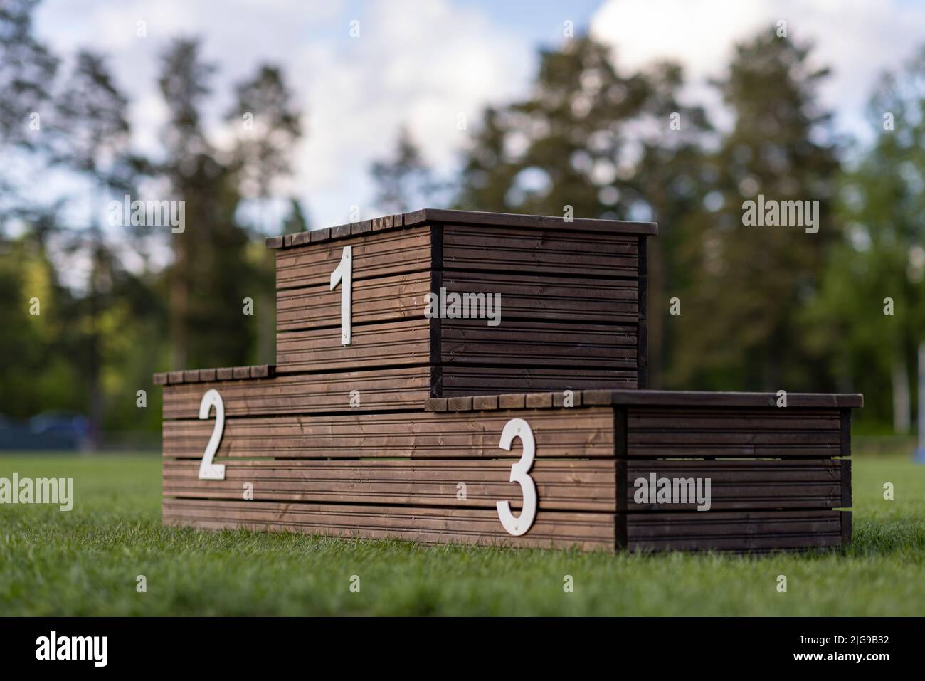 Athletics podium empty hi-res stock photography and images - Alamy