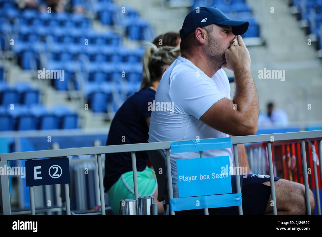 JULY 31st, 2021 - TOKYO, JAPAN: Djokovic coach during the Tennis Men's ...