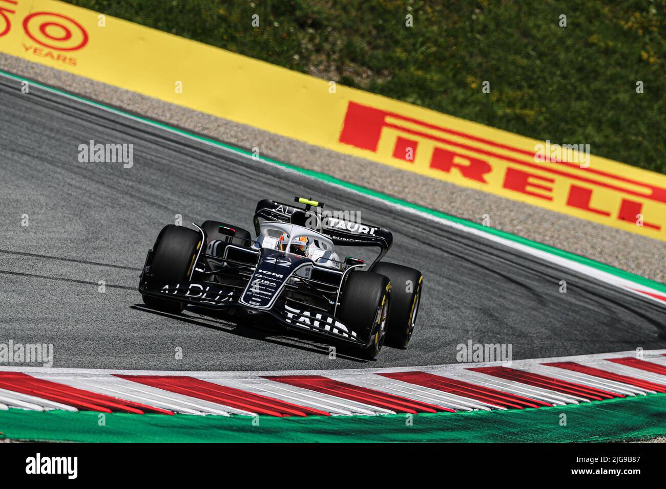 Yuki Tsunoda (JAP) Alpha Tauri AT03 during the Formula 1 Championship ...