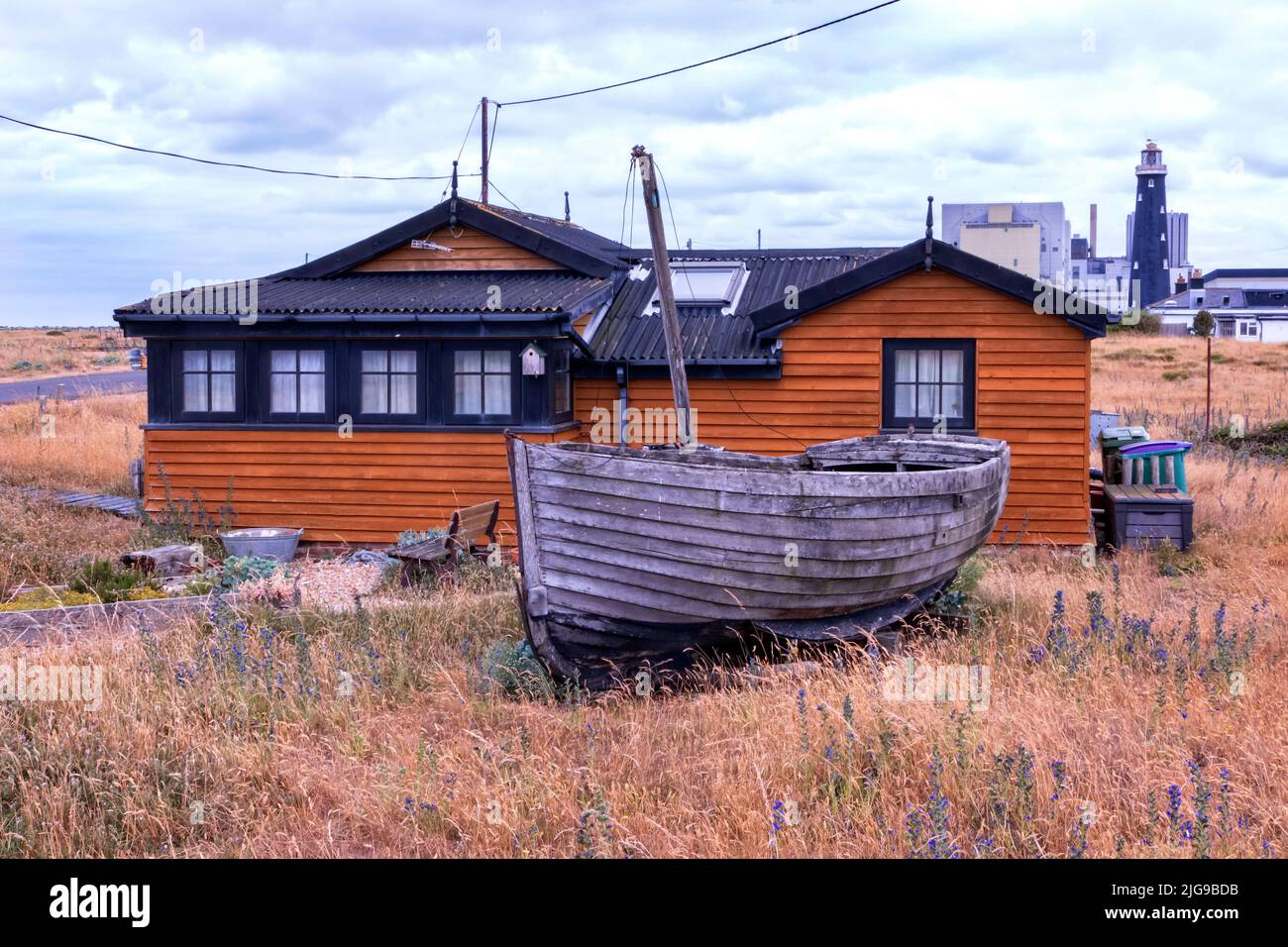 Dungeness estate Kent UK Stock Photo - Alamy