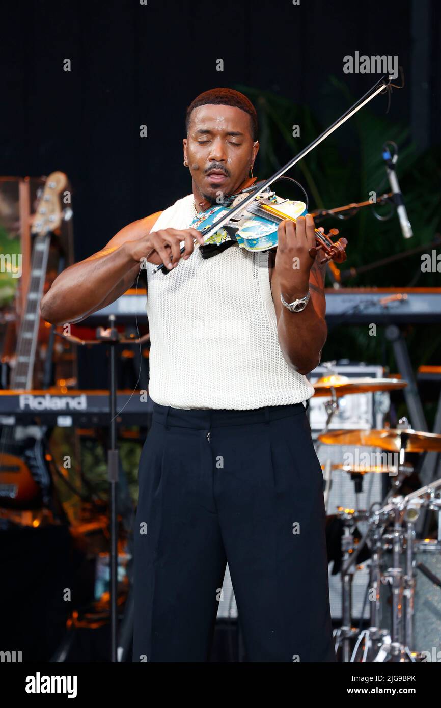 Damien Escobar At The Dell Music Center Summer Music Concert Series ...