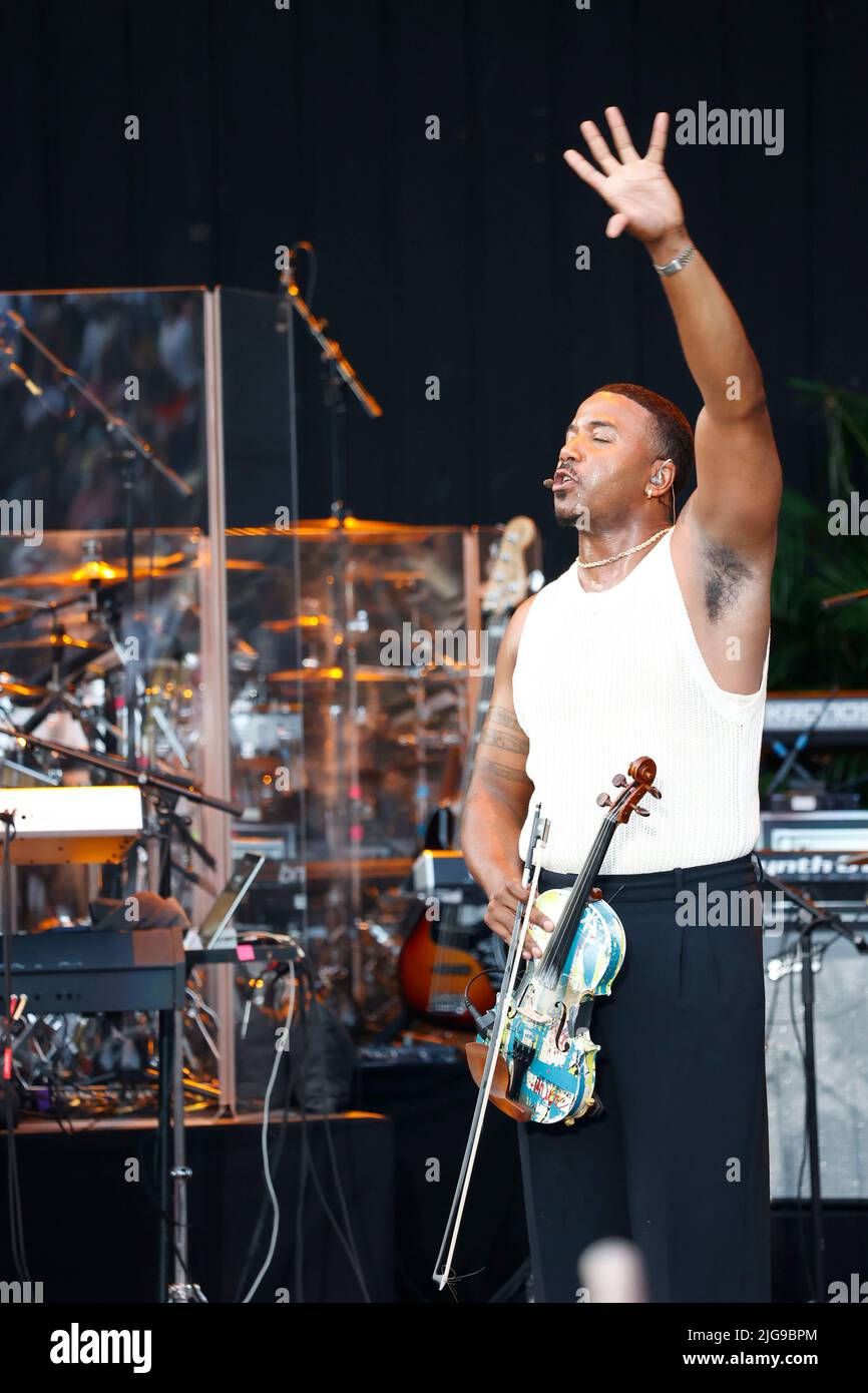 Damien Escobar At The Dell Music Center Summer Music Concert Series ...