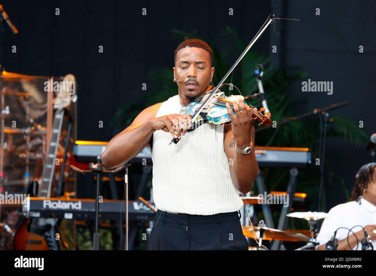 Damien Escobar At The Dell Music Center Summer Music Concert Series ...