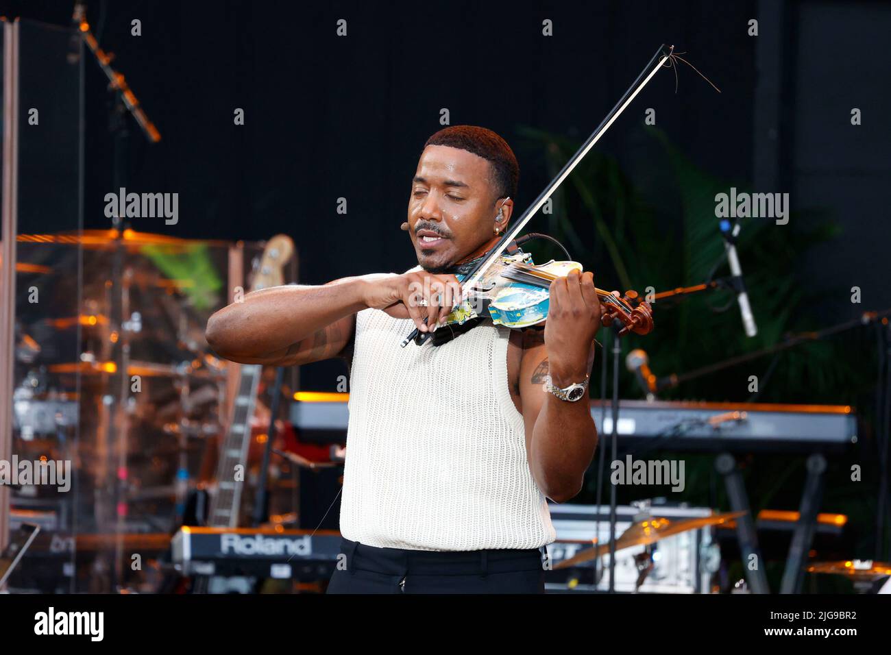 Damien Escobar At The Dell Music Center Summer Music Concert Series ...