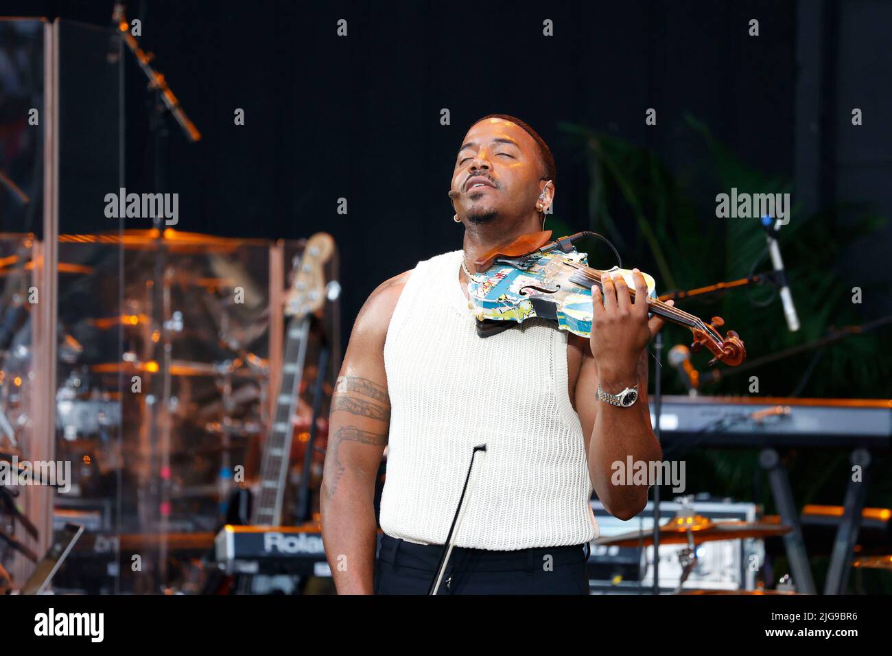 Damien Escobar At The Dell Music Center Summer Music Concert Series ...