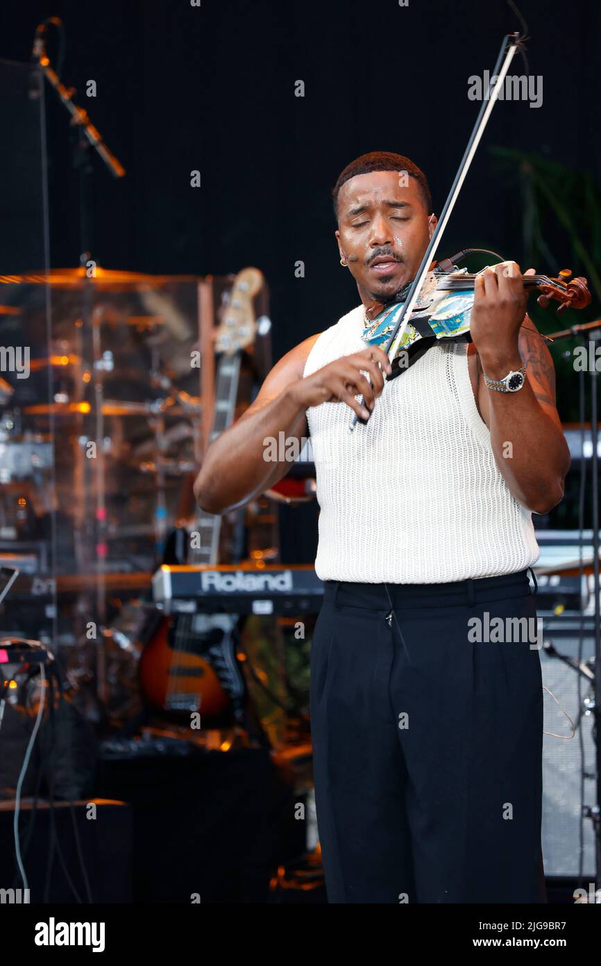 Damien Escobar At The Dell Music Center Summer Music Concert Series ...