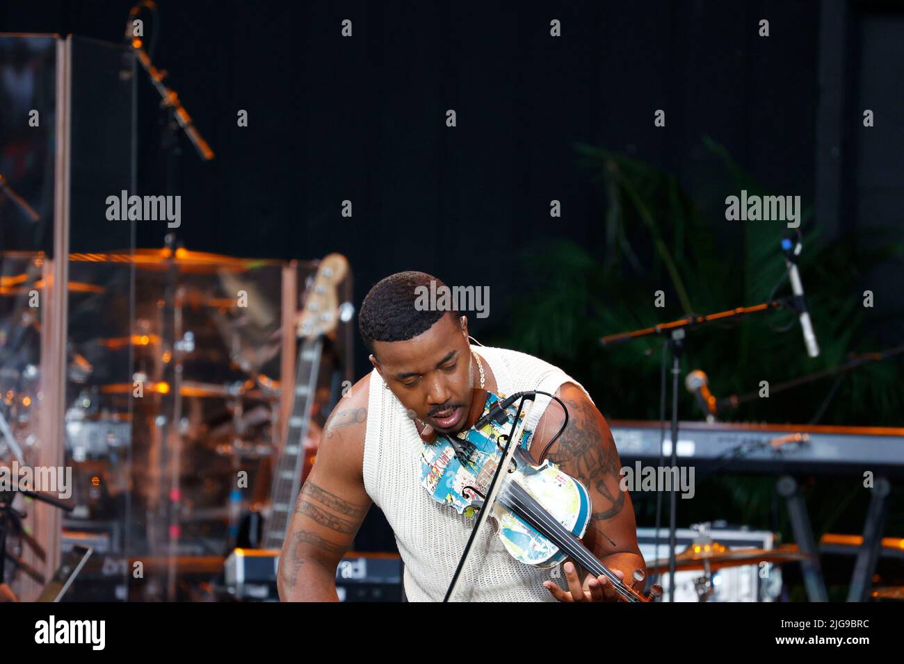 Damien Escobar At The Dell Music Center Summer Music Concert Series ...