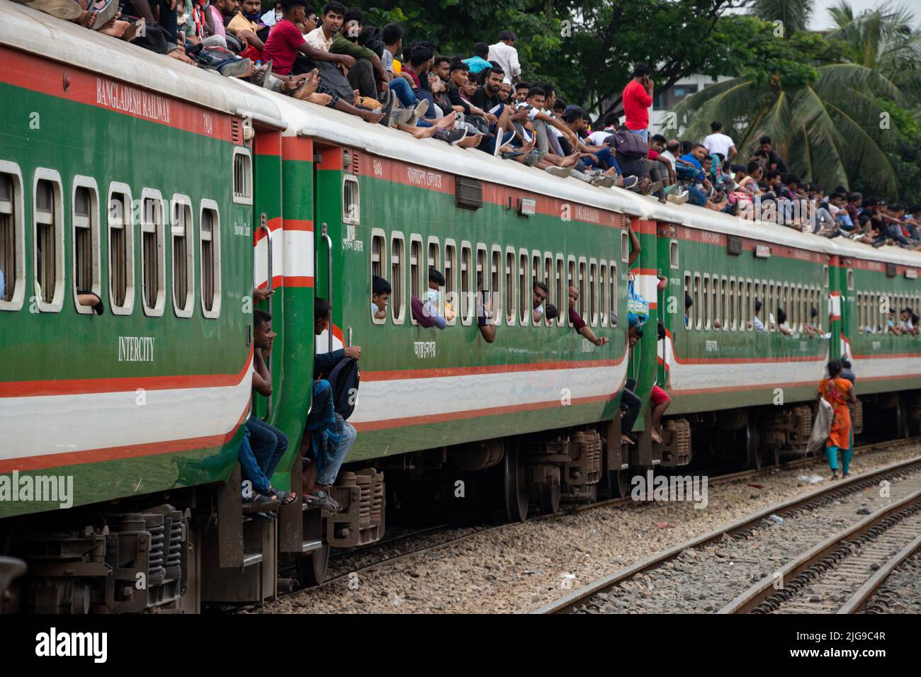 July 9, 2022, Dhaka, Dhaka, Bangladesh: Failed to get place inside the ...