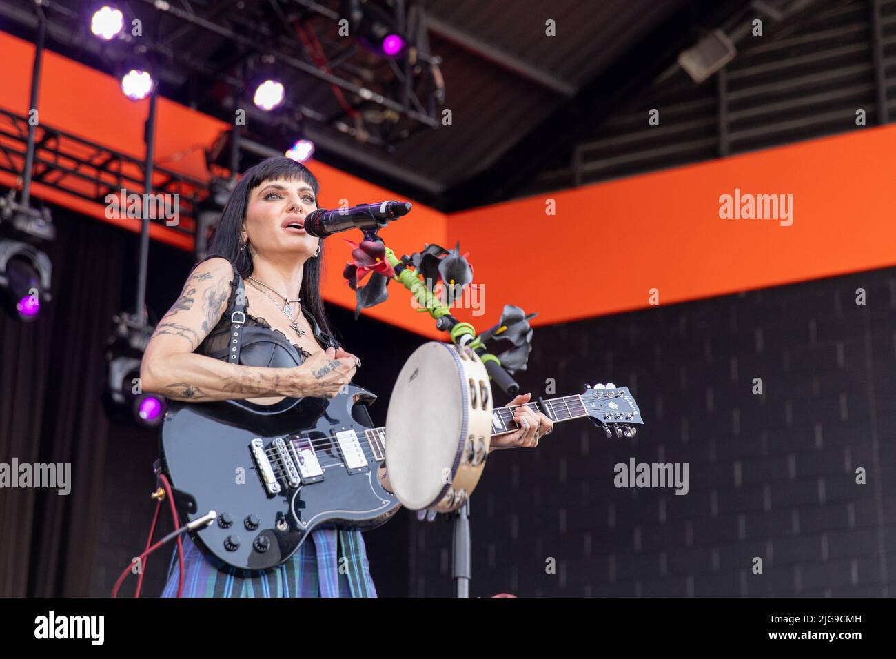 Lilith Czar (Juliet Simms) at Summerfest Music Festival on July 7, 2022 ...
