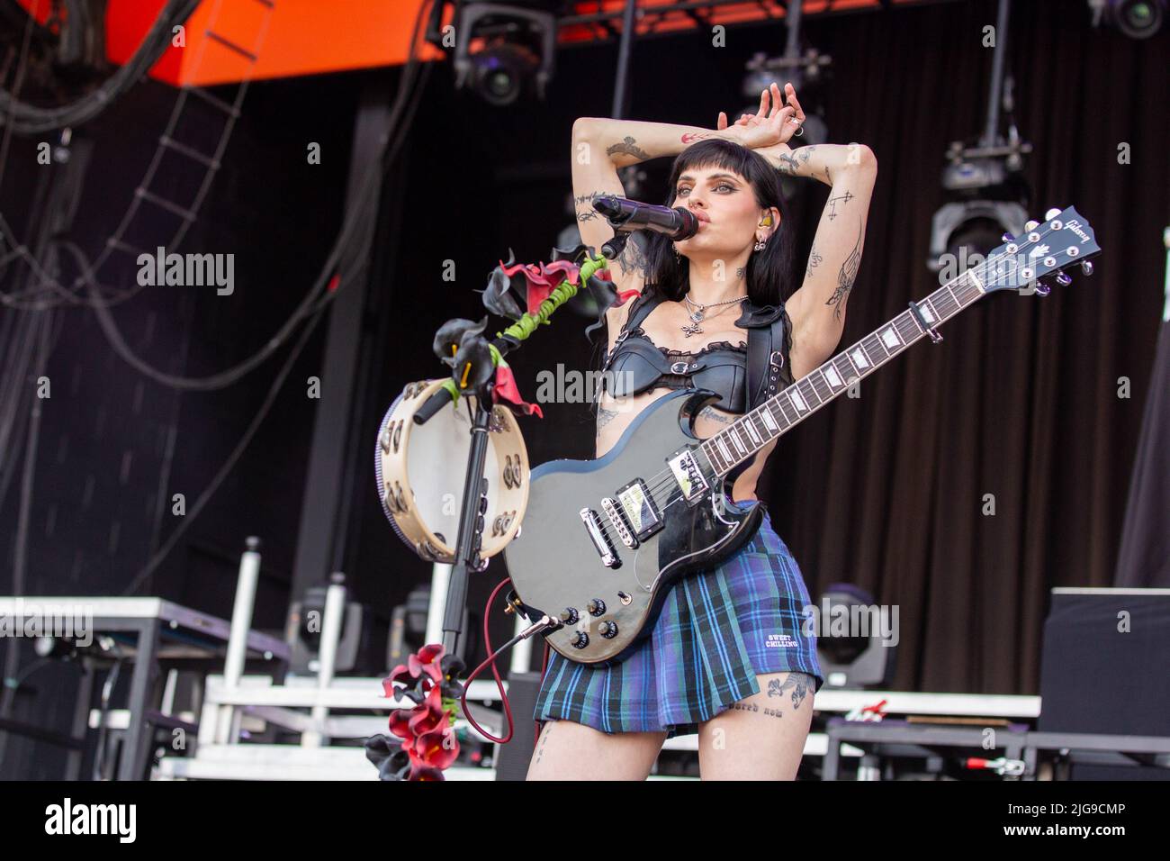 Lilith Czar (Juliet Simms) at Summerfest Music Festival on July 7, 2022 ...