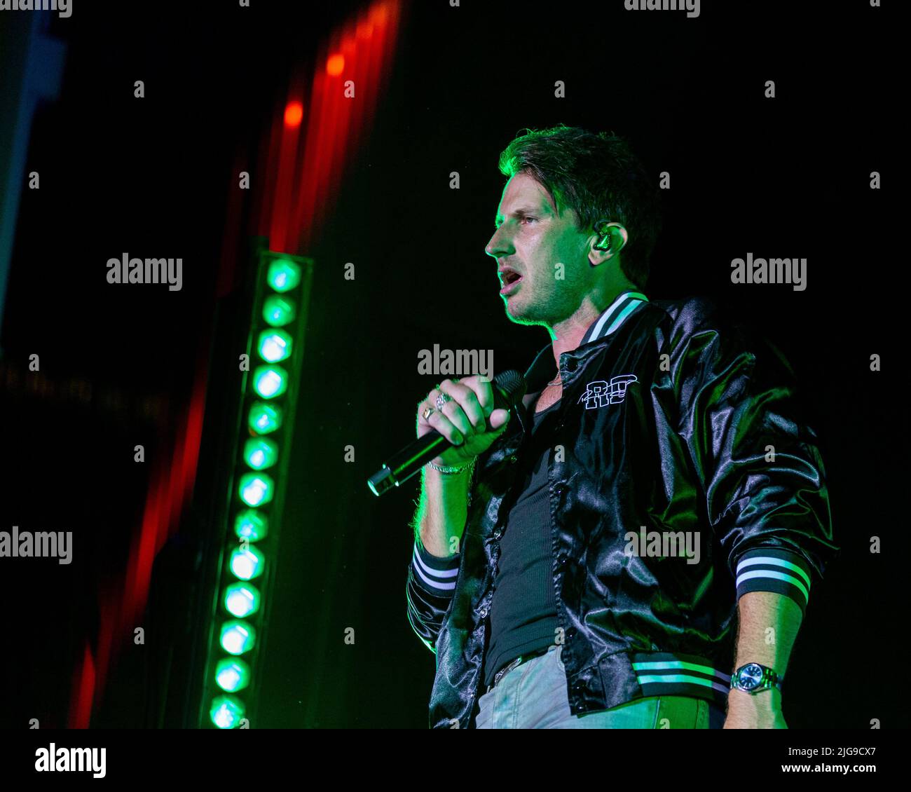 Russell Dickerson at Summerfest Music Festival on July 7, 2022, in ...