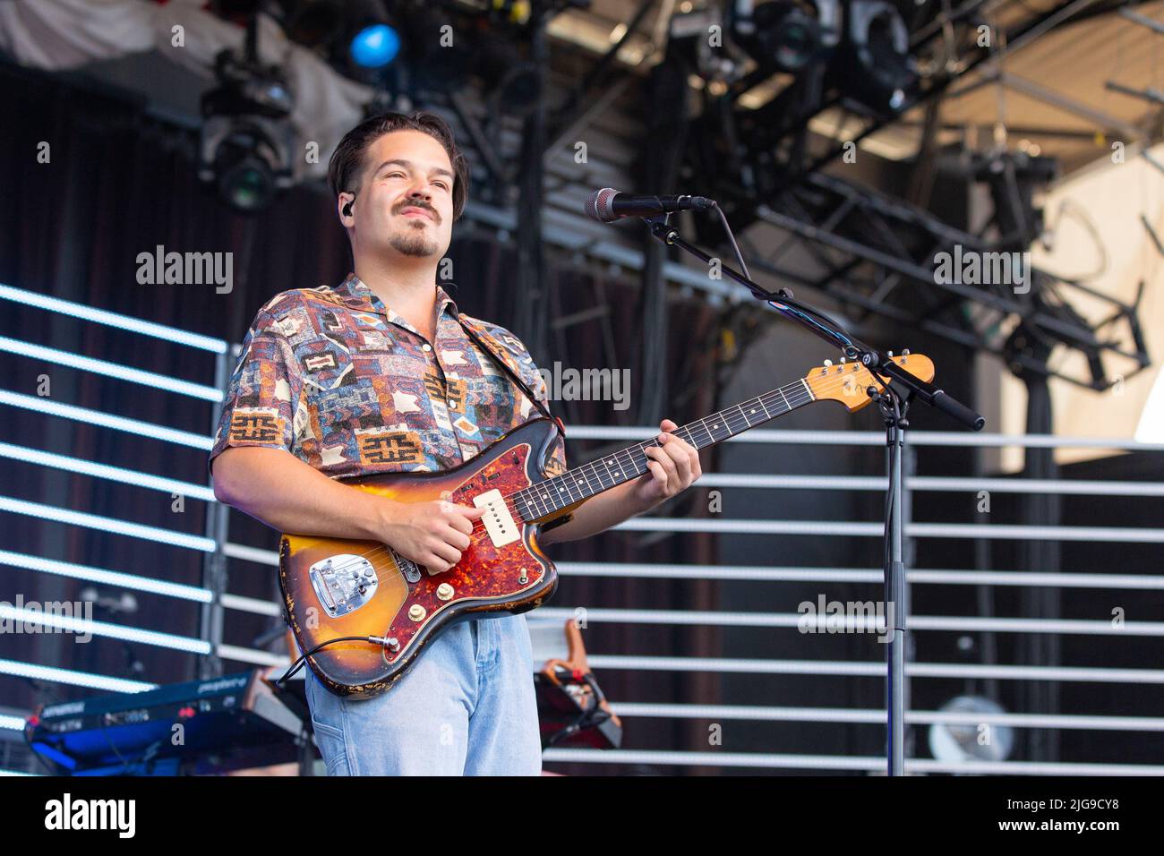 Clemens Rehbein of Milky Chance at Summerfest Music Festival on July 7 ...