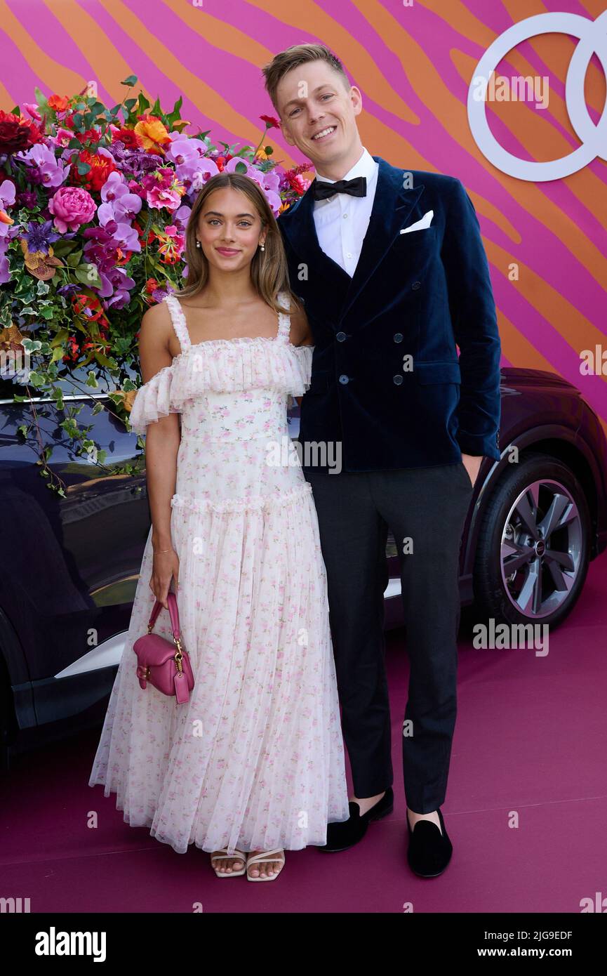 Henley On Thames, UK . 8 July, 2022 . Amber Driscoll and Casper Lee ...