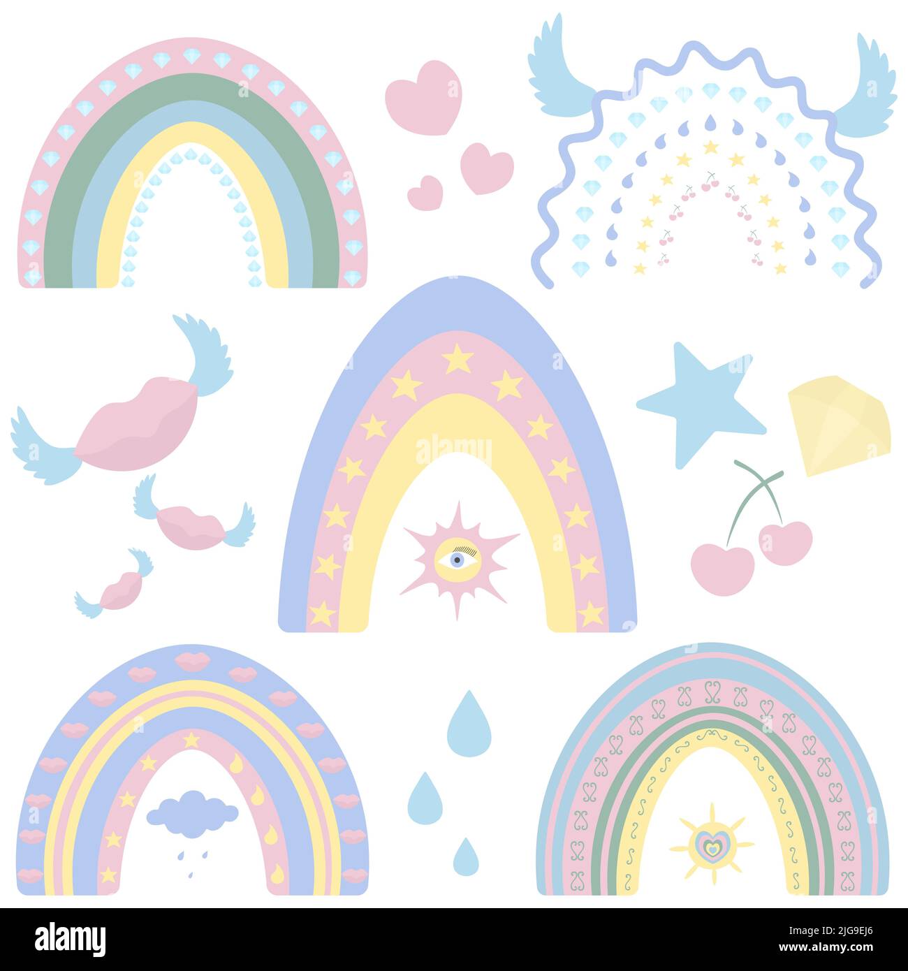 Boho kids art Cut Out Stock Images & Pictures - Alamy