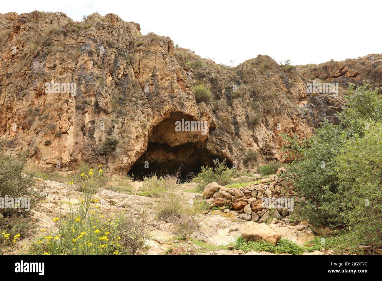 Beautiful natural cave tunnel in hi-res stock photography and images ...