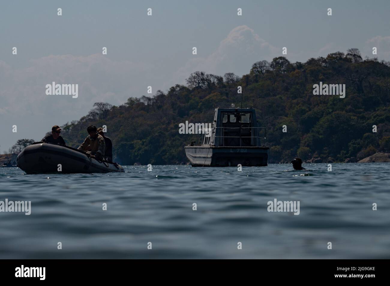 Members of the Malawian Maritime Force get taught maritimes operations ...