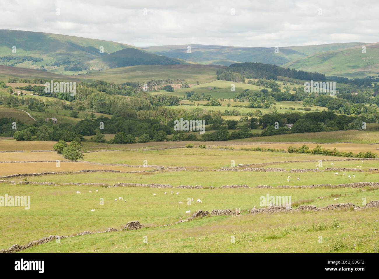 Gisburn Ribble Valley Bowland Lancashire England Stock Photo - Alamy