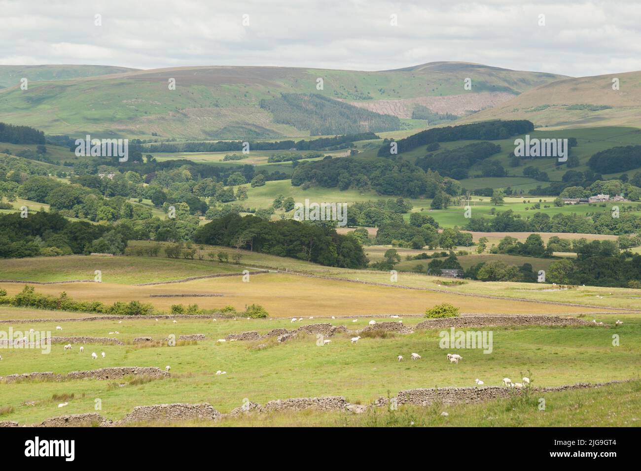 Gisburn Ribble Valley Bowland Lancashire England Stock Photo - Alamy