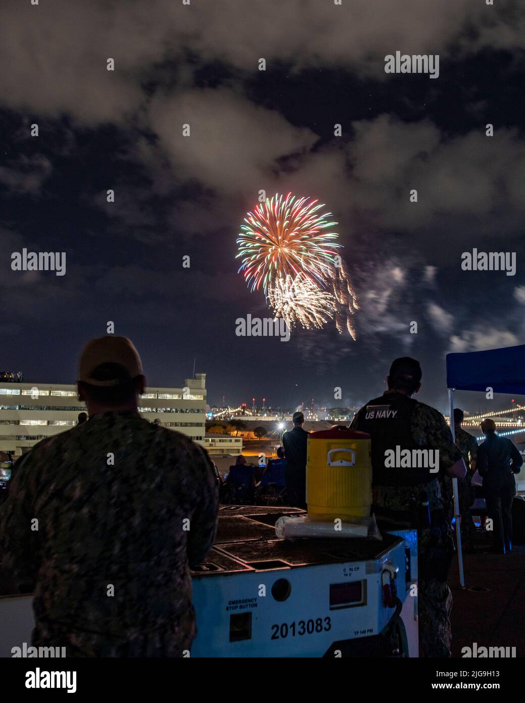 PEARL HARBOR (July 4, 2022) Sailors assigned to Wasp-class amphibious ...