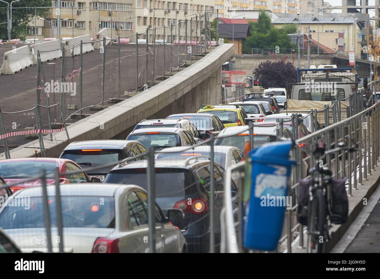 Bucharest, Romania - July 07, 2022: Construction site of the Doamna ...