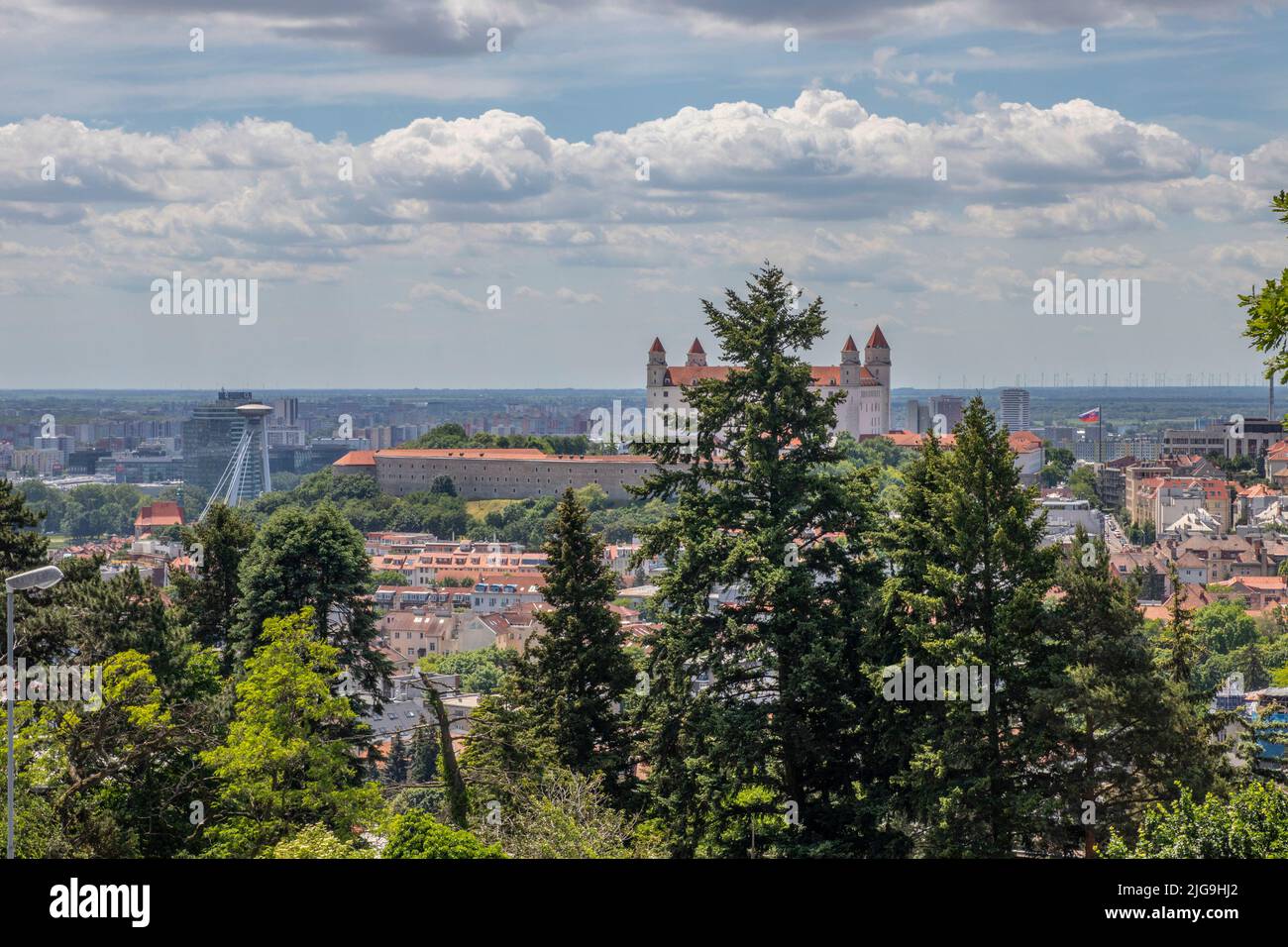 Bratislava, the capital of Slovakia, is set along the Danube River by ...