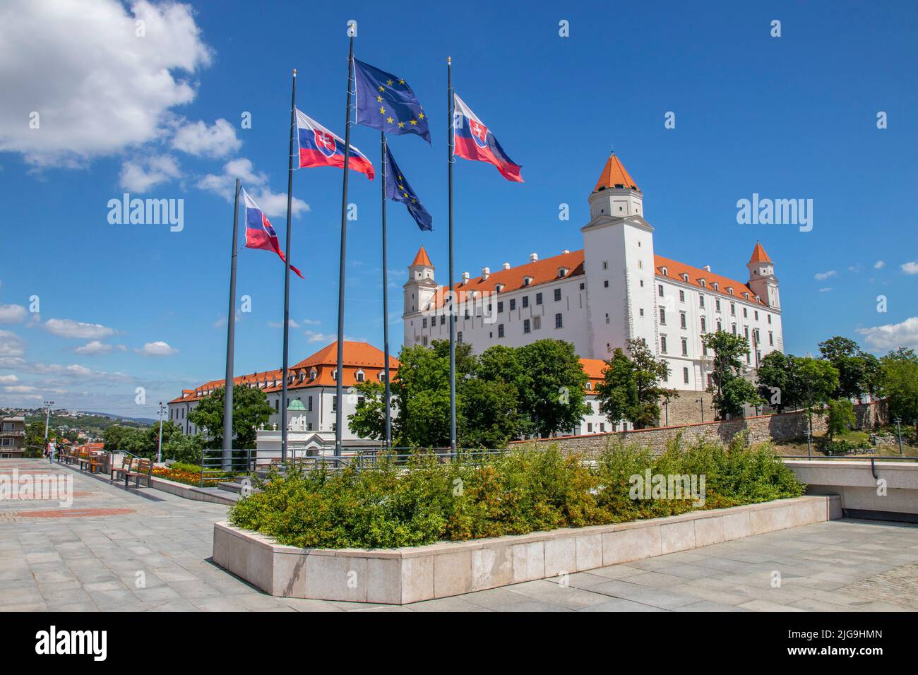Bratislava Castle, the landmark overlooking the capital, was built in ...
