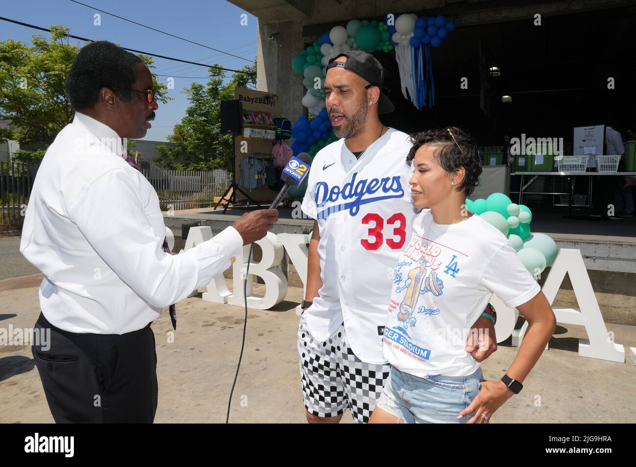 David price wife tiffany price hi-res stock photography and images - Alamy