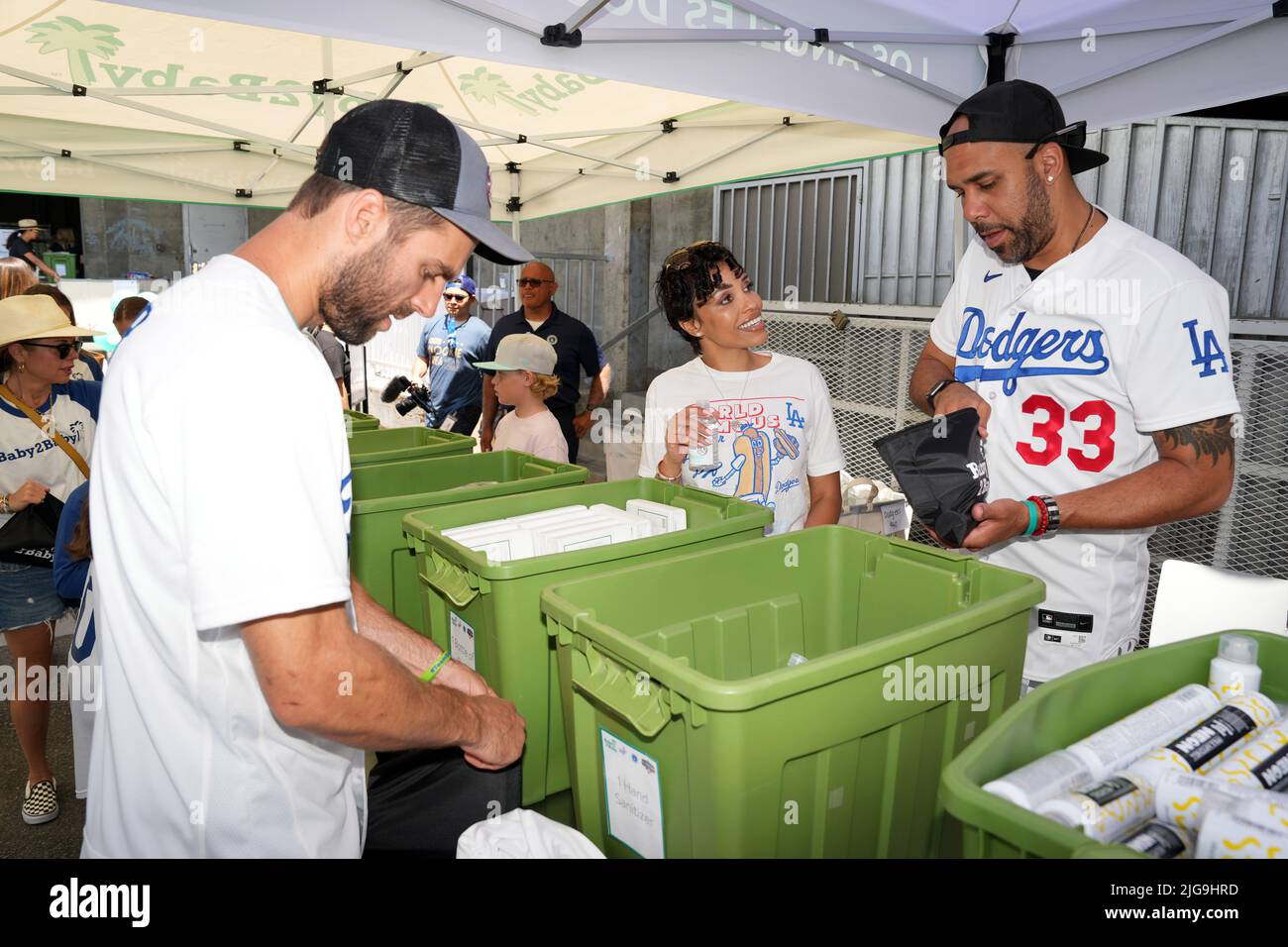Los Angeles Dodgers pitcher David Price and wife Tiffany Price and ...