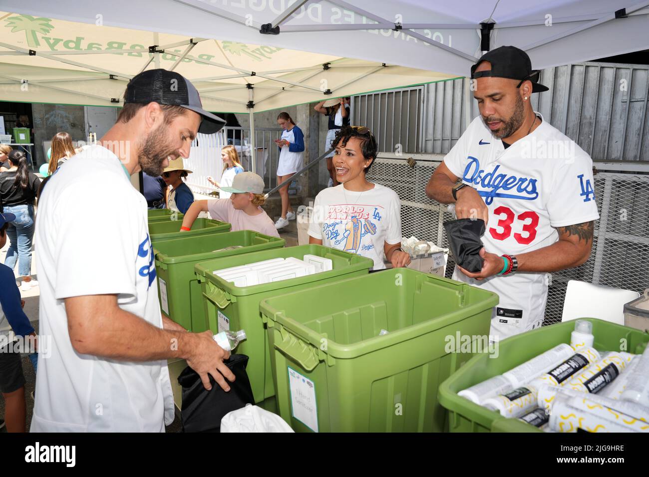Los Angeles Dodgers pitcher David Price and wife Tiffany Price and ...
