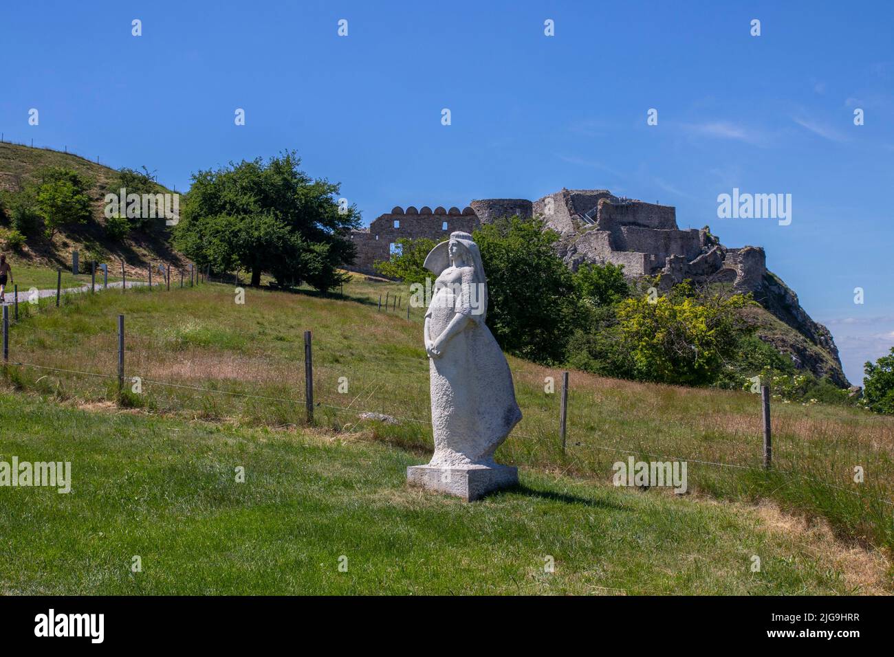 A beautiful castle in ruins atop a cliff, Devin castle is steeped in ...