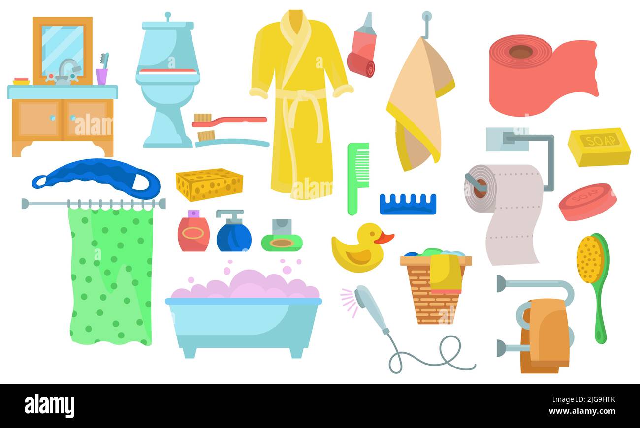 Sanitary item Stock Vector Images - Alamy