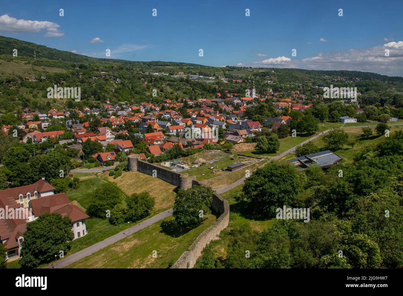 A beautiful castle in ruins atop a cliff, Devin castle is steeped in ...