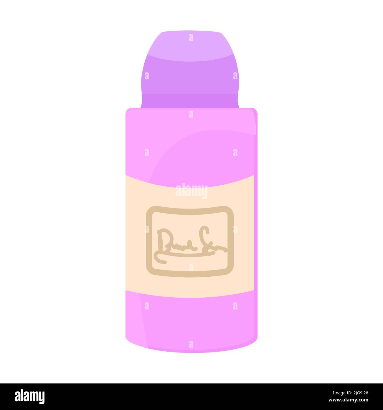 Cartoon bottle cream and shampoo cosmetics container. Face lotion oil ...