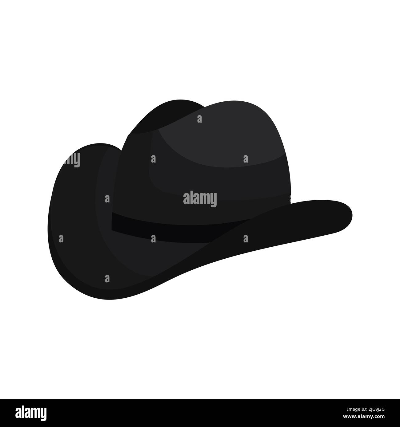 Cowboy hat vector icon. Western fashion illustration clothes texas and ...