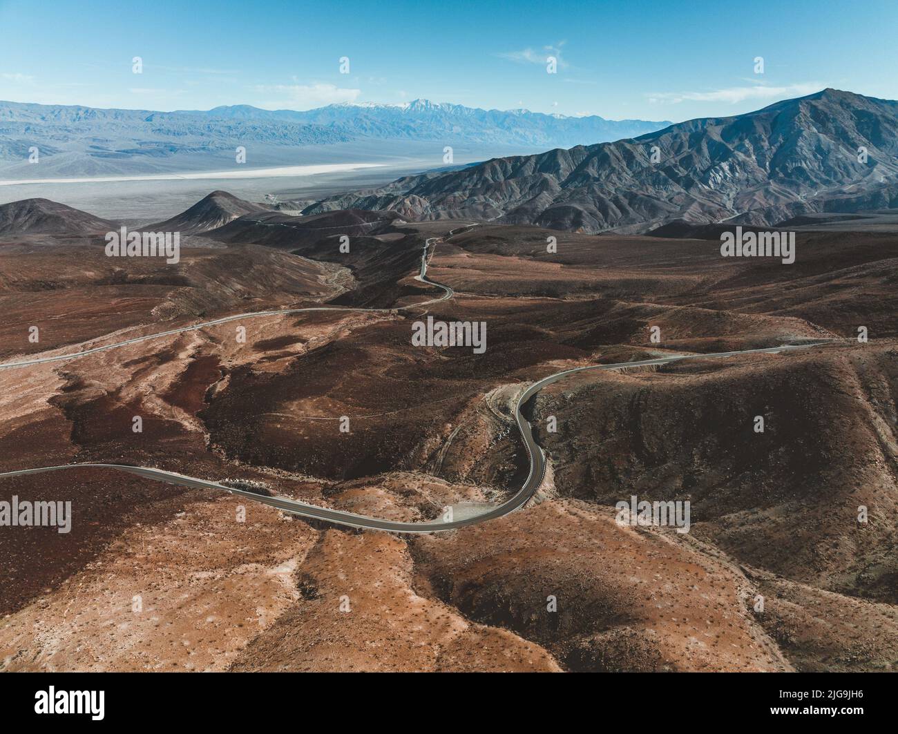 Death valley mountains aerial view hi-res stock photography and images ...