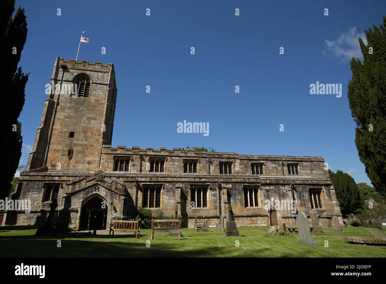Kirkby Malham Craven Yorkshire Dales England Stock Photo - Alamy