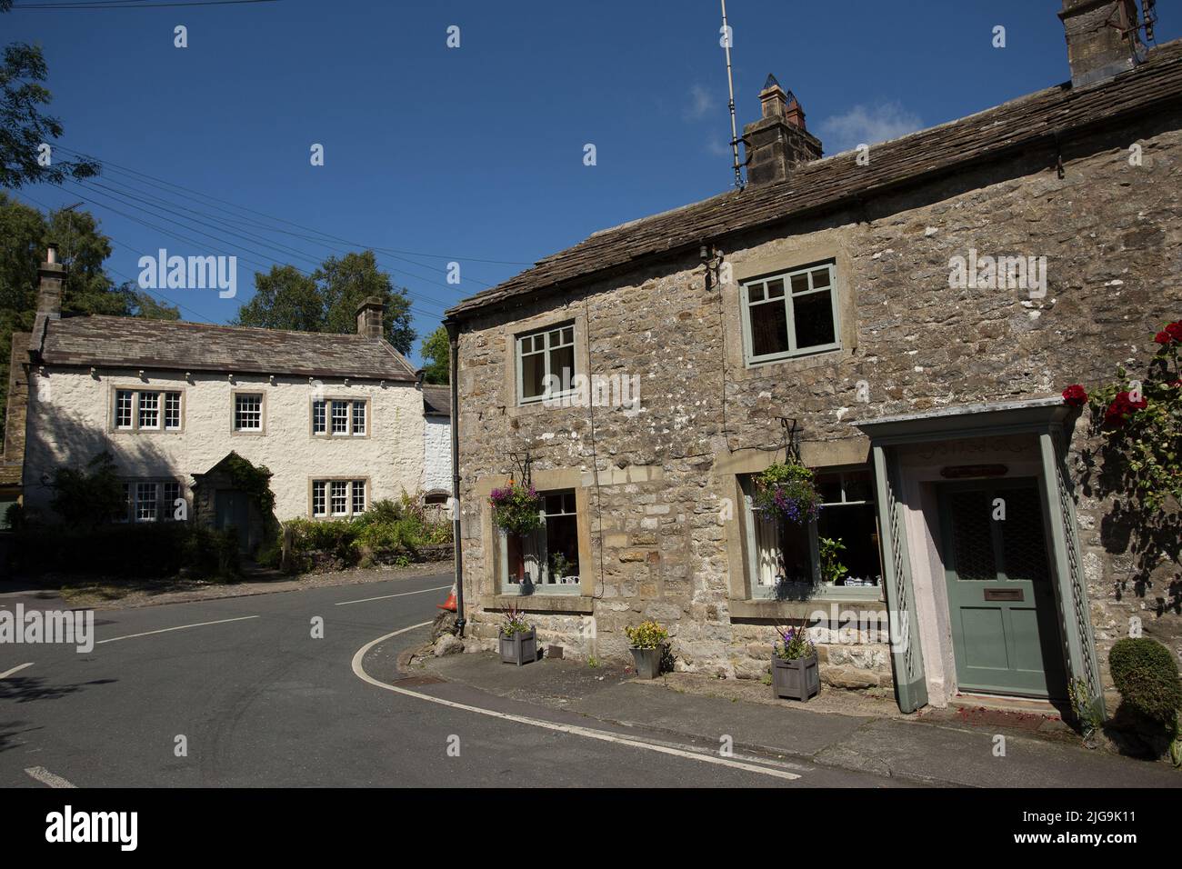 Kirkby Malham Craven Yorkshire Dales England Stock Photo - Alamy