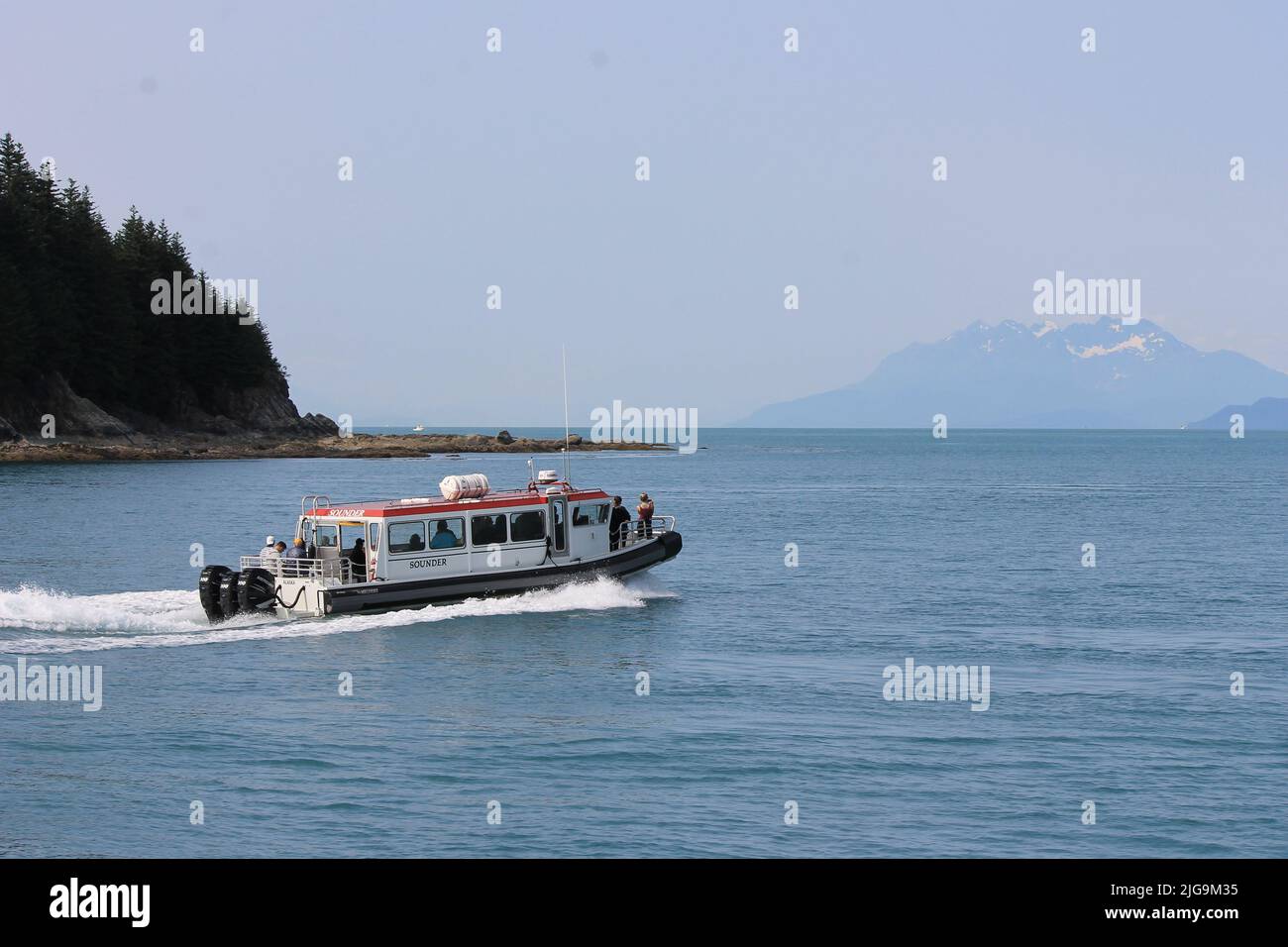 Alaska fishing boat whale hi-res stock photography and images - Alamy