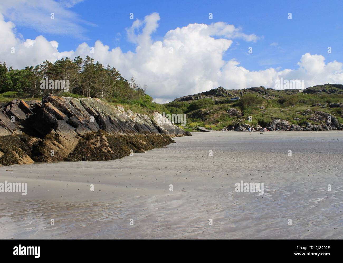 Sandy beach in County Kerry, Ireland Stock Photo - Alamy
