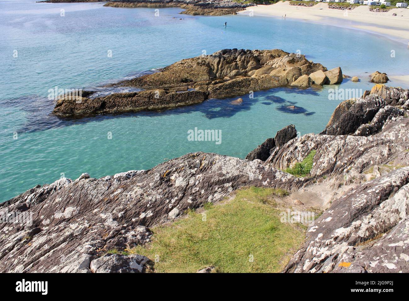Sandy beach in County Kerry, Ireland Stock Photo - Alamy