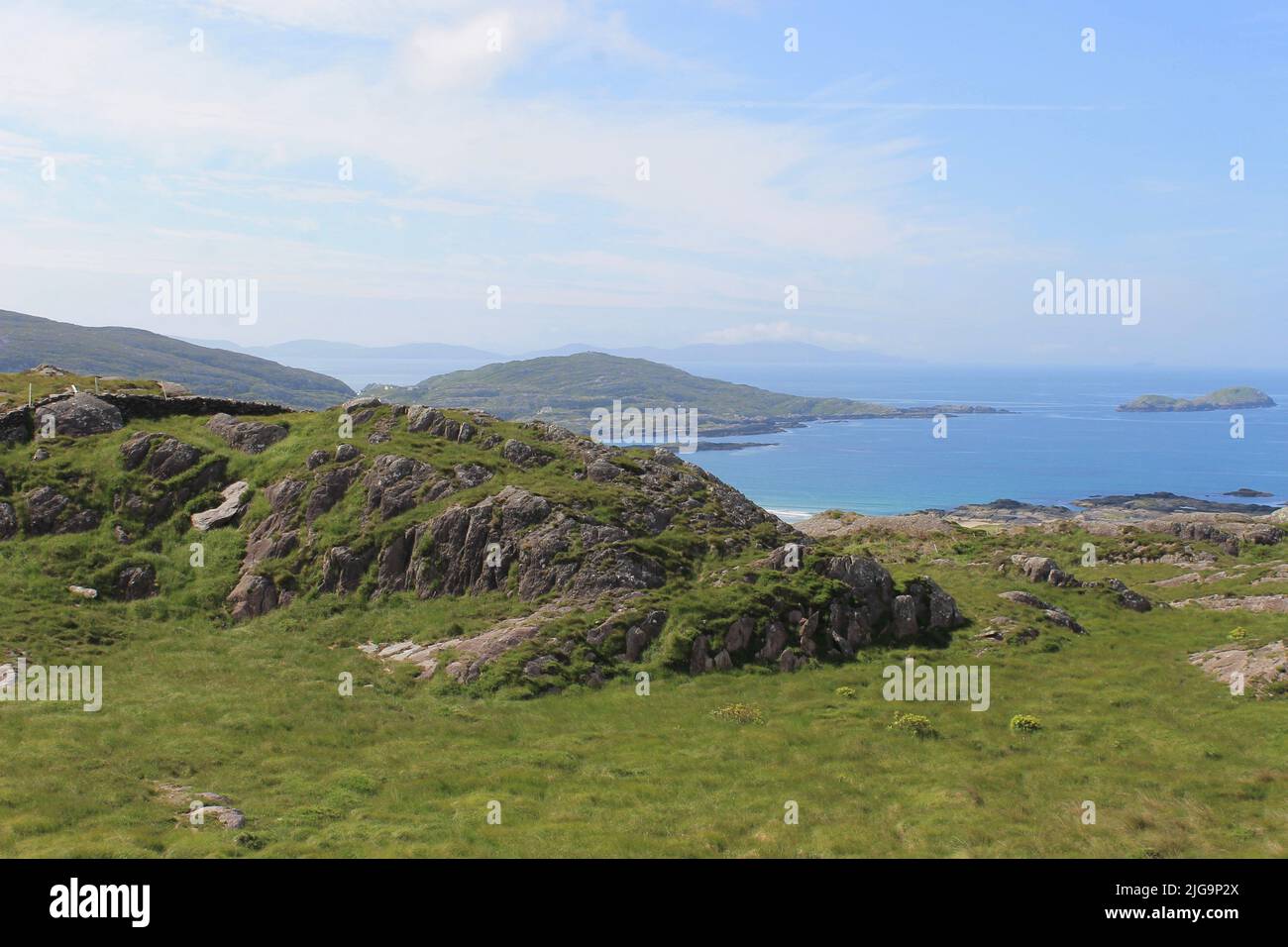 Scenic views of the Ring of Kerry, County Kerry, Ireland Stock Photo ...