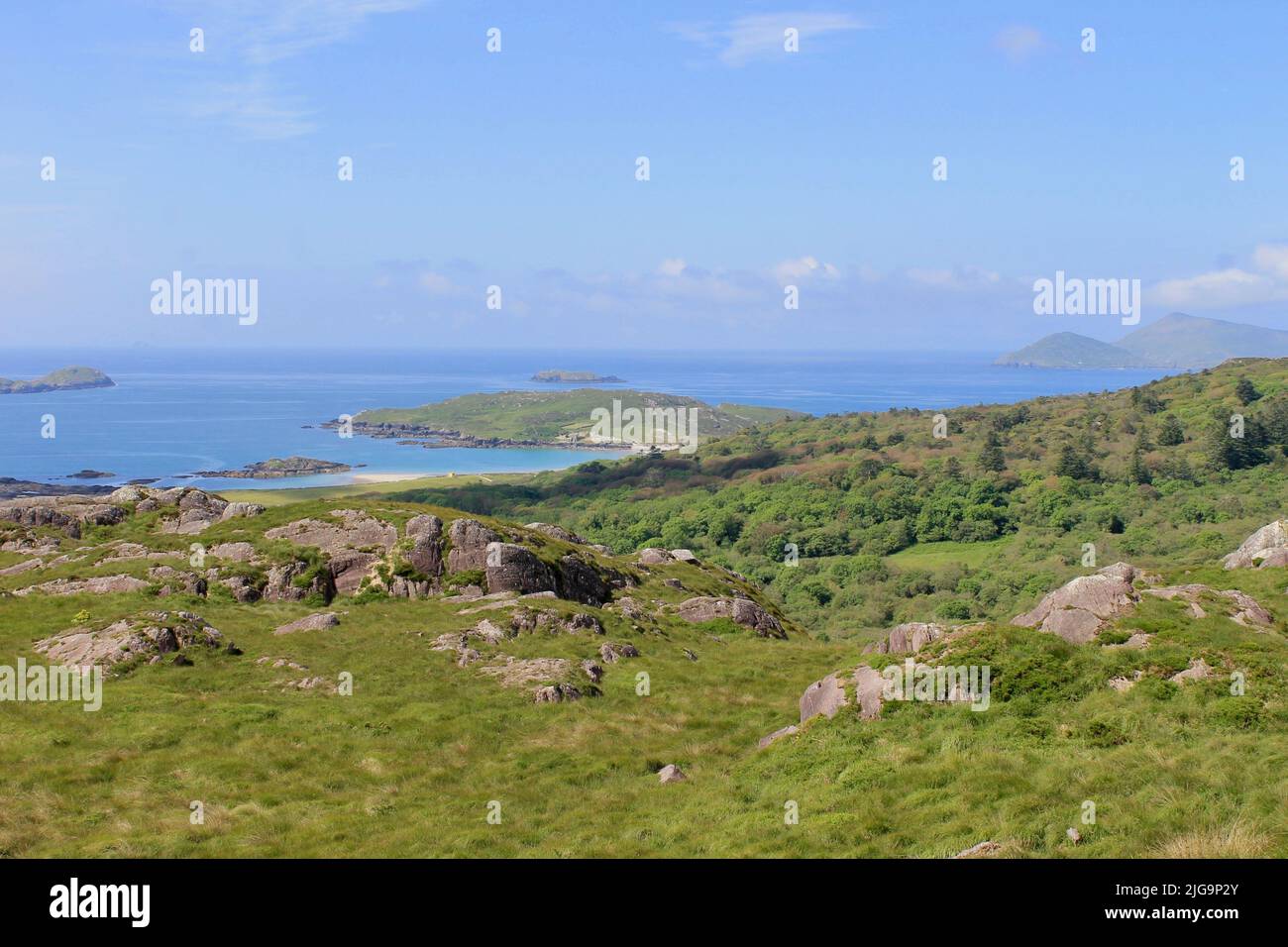 Scenic views of the Ring of Kerry, County Kerry, Ireland Stock Photo ...